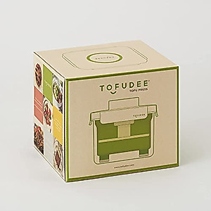 TOFUDEE Tofu Press With Auto IntelliSpring. Patent Adjustable Vegan Tofu Presser for Speed up Draining Water from All Types of Pressed Tofu without Crack