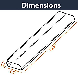harrrrd 12 inch Hardwired Under Cabinet Lights, 2 Color Settings - 3000K (Soft White) and 4000K (Cool White), Under Cabinet Lighting, Dimmable Under Counter Lights, Under-Counter Light Fixtures