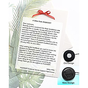 MUSICOZY Sleep Headphones Bluetooth Headband, Sleep Mask With Bluetooth Sleep Headphones, Sports Sleeping Headphones Sleep Earbuds with Ultra-Thin HD Stereo Speakers Perfect for Insomnia Workout, Jogg