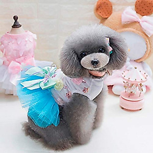 Dog Dresses for Small Dogs Easter Cotton Pet Dress Spring and Summer Pet Clothes Spring Cute Pet Supplies Cotton Dog Designer Clothes