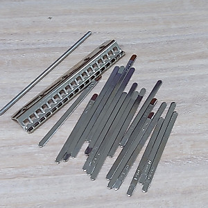 FarBoat 17 Keys Kalimba DIY Metal Replacement Parts Thumb Piano with Screws