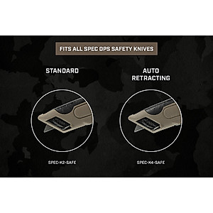 Spec Ops Tools Safety Knife Blade Replacement, 81-Pack