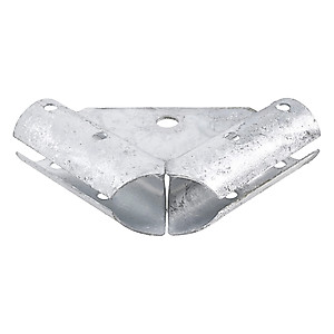 1 5/8" x 1 5/8" Chain Link Fence Gate Corner | Pressed Steel Gate Corner | Gate Elbow | Pack of 4