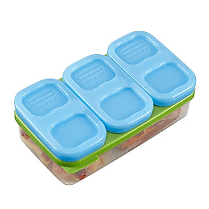 Rubbermaid LunchBlox Ice Pack, Small, Blue, 3 Pack