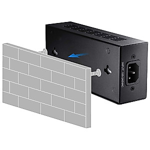 Cudy POE300 60W Gigabit Ultra PoE+ Injector, Up to 60W Ultra Power Supply, 10/100/1000Mbps Shielded RJ-45, IEEE 802.3af/802.3at Compliant, Not Support 802.3 bt/ PoE++/ Passive PoE, Metal housing