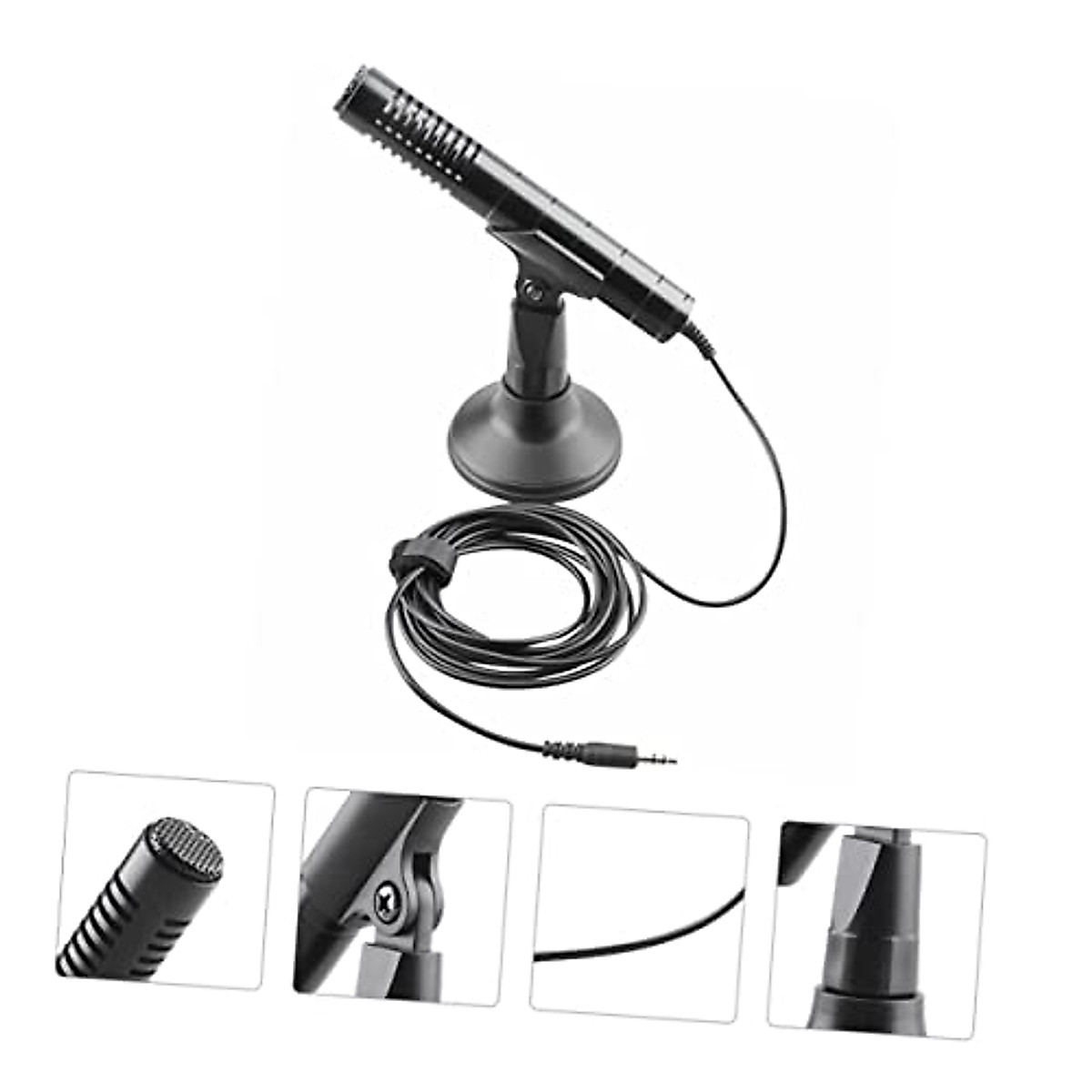 NUSITOU 1pc Microphone Travel Mic Recording Desk Mic Laptop Mic Mini Mic Usb Mic Wireless Mic Microfonos Inalambricos Professional Desktop Mic Chat Mic Computer Lightweight Aluminum Alloy