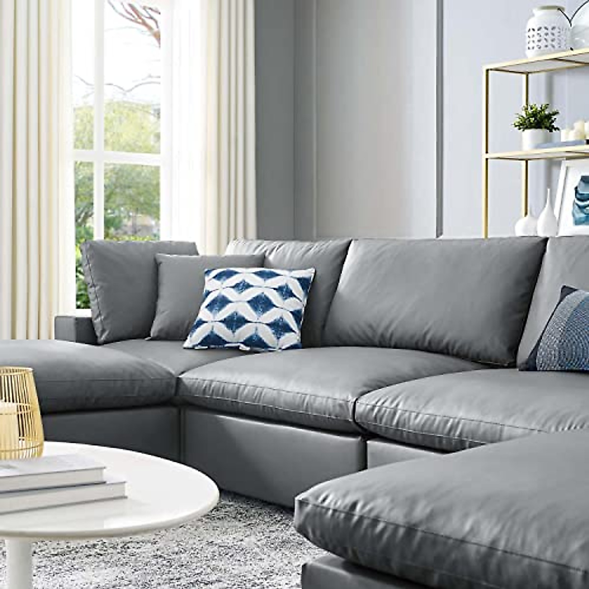 Modway EEI-4918-GRY Sectional, Gray