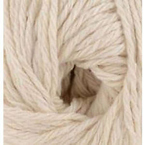 Premier Home Cotton Yarn 3-Pack - 2.65 Oz - Medium 4 - Bundle with Bella's Crafts Stitch Markers (Cream)
