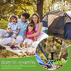 Darcvds 25PCS 8 Inch Plastic Landscape Anchoring Spikes, Garden Spiral Landscape Spikes for Weed Barrier, Paver Edging, Artificial Turf, Grass Pathways etc.