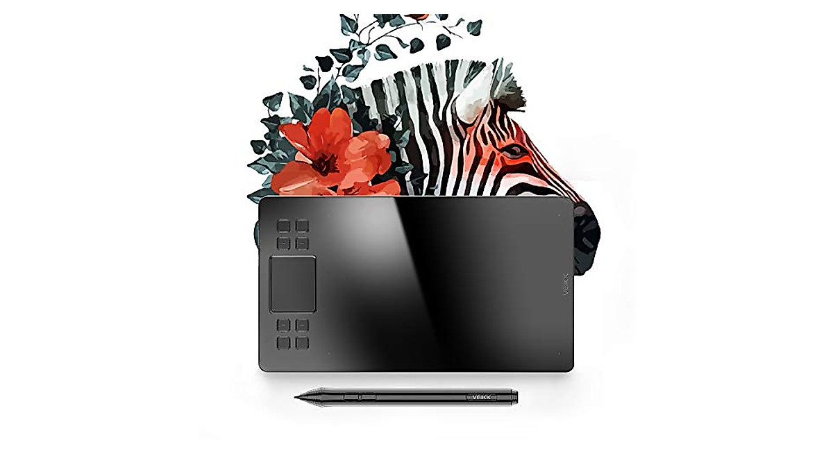 VEIKK A50 Drawing Tablet – Precise Digital Art with Battery-Free Pen