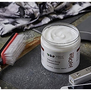 EDEN BodyWorks JoJoba Monoi Deep Conditioner | 16 oz | Moisturize, Soften & Repair Hair - Packaging May Vary