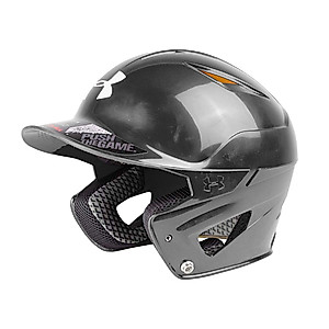 Under Armour Baseball UABH2 110: BK Converge Solid Batter's Helmet, Black, Youth
