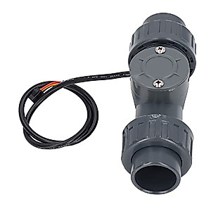 Water Flow Sensor, Fluid Meter Acid Alkali Resistant DN25 Large Flow for Irrigation