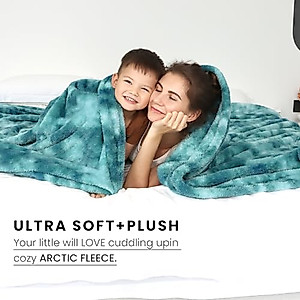 obinsm Warm Blanket Green Soft Fleece Blankets Throw Blankets for Bed