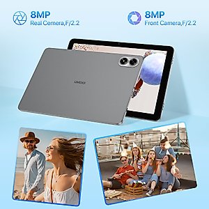 UMIDIGI G1 Tab Android 13 Tablet 2024, 8（4+4） GB+64GB 1TB Expand, Wi-Fi 6 Model, 10.1 inch Tablet with Quad-Core Processor up to 2.0 GHz, 6000mAh, Dual Camera, BT, 1280 * 800 HD IPS Touch Screen