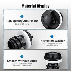 2-Pack Cooler Plug for Yeti Cooler Drain Plugs Replacement Compatible with YETI RTIC ORCA Roadie and Tundra Coolers and Tank Ice Bucket Accessories, Small