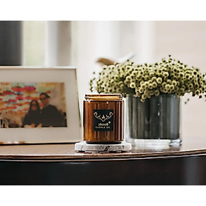 Leather Scented Candle | Fathers Day Gifts from son daughter | Scented Candles For Men | Men Scented Candles | Soy Wax Candles | Housewarming Gifts | Great Gifts for Dad |Masculine Scented Candle