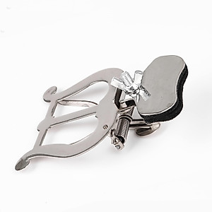 lovermusic Lovermusic Silver Clamp-On Holder Marching Lyre Replacement for Trombone