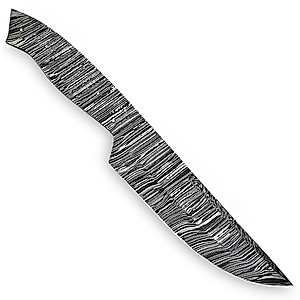 ColdLand Damascus Steel Knife Blank Blade for Knife Making Supplies - Handmade Knife Blanks Full Tang Steel Blade - knife blade for DIY Knives Making Sharp Blades