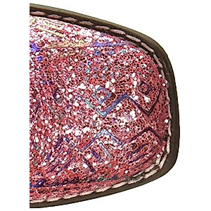 Roper Infants Cowbabies Glitter Aztec Boot, Pink, 4