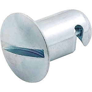 Allstar Performance ALL19280 0.400" Long Aluminum Quick Turn Oval Head Button, (Pack of 10)