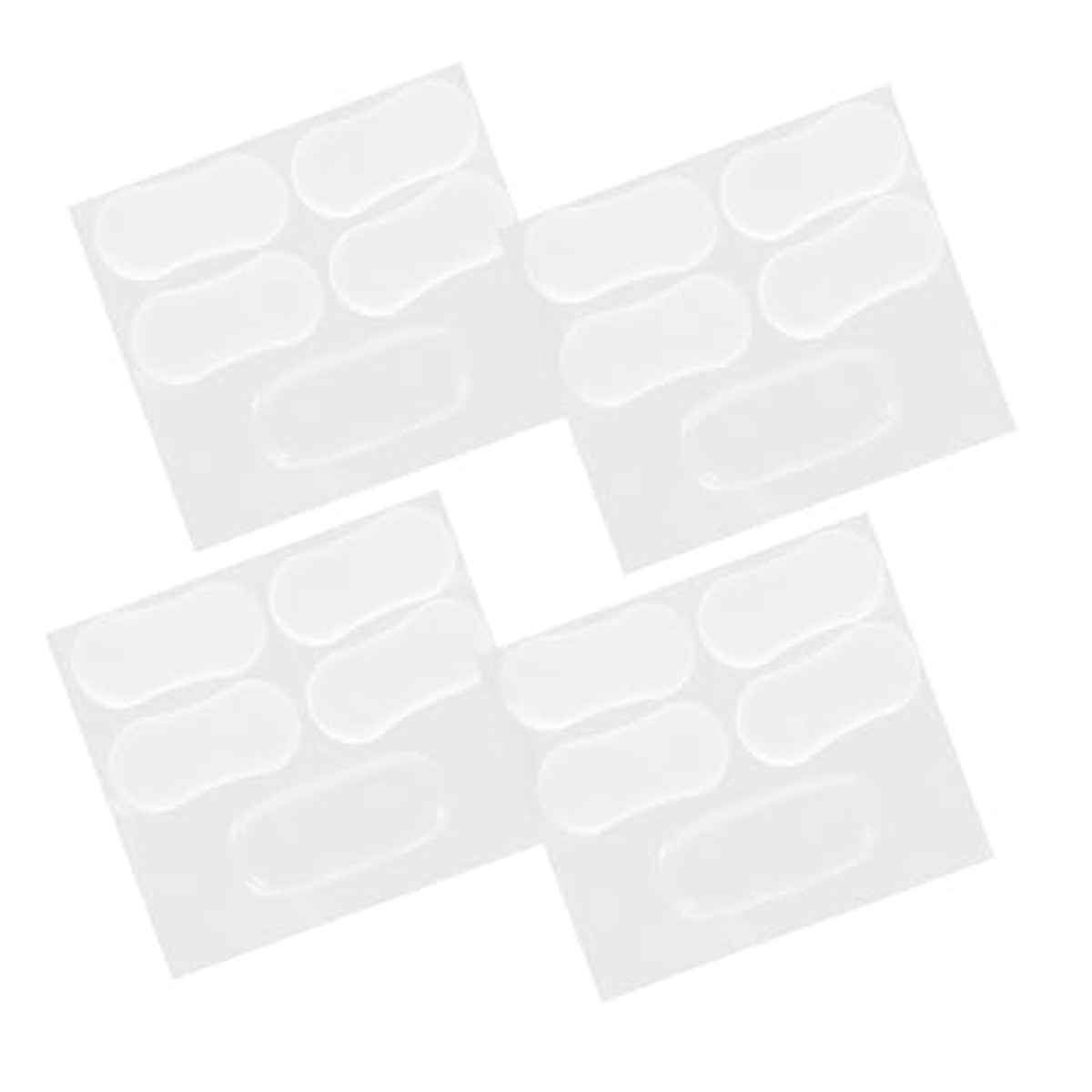 Hemobllo 4sets Toilet Seat Cushion Toilet Covers Toilet Gaskets Bidet Bumpers for Toilet Seats Toilet Seat Bumper Pads Clear Bumpers for Cabinets Furniture Bumpers Silicone 20pcs*4