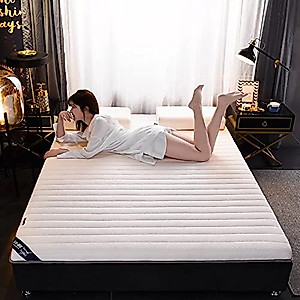 QQCC Mattress Topper Latex Memory Sponge Mattress Three- Dimensional Breathable Thickened Mattress Mat Tatami Home Mattress (Color : Color-1, Size : Thick 6cm)