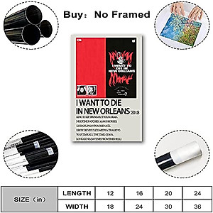 Singer Poster Radical Suicide Album Cover Posters Canvas Wall Art Print Picture for Living Room Bedroom Decor Gift (E,12x18in Unframe)