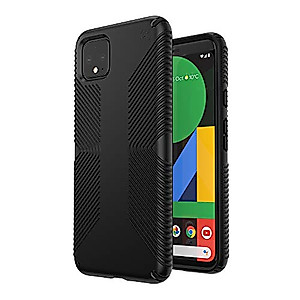 Speck Presidio Grip Google Pixel 4 XL Case, Black/Black (131862-1050)