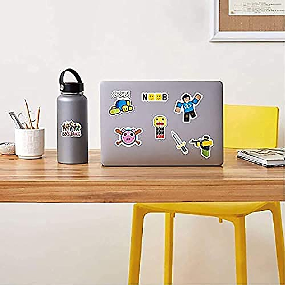 VIdeo Games Party Favors, 74Pcs Video Game Birthday Decorations Kit Include 12 Bracelets,12 Button Pins, 50 Stickers Party Supplies for Boys and Girls