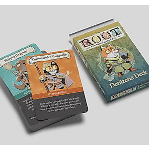 Magpie Games Denizens Deck - Root: The Roleplaying Game Expansion, 55 Cards, NPC Characters with Stats, Traits, and Full-Color Original Art by Kyle Ferrin, Fantasy Adventure RPG