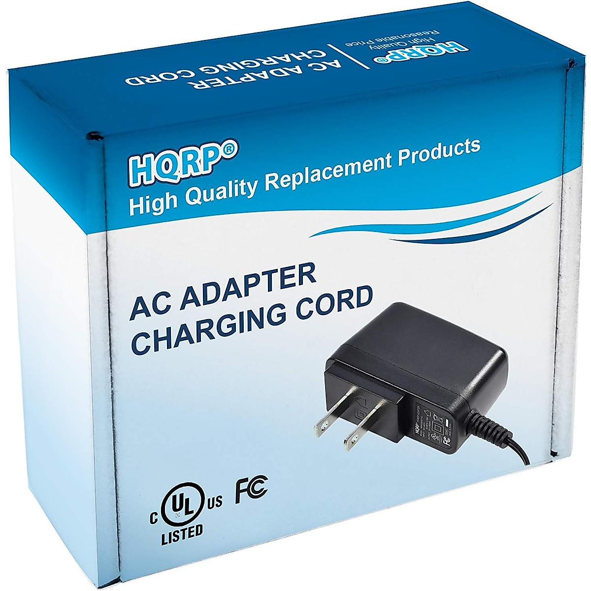 HQRP 5V AC Adapter Works with Phonak Compilot, Compilot II, Compilot Air II, Remote Mic, Base Station, TV Link II Power Supply Cord Charger + HQRP Euro Plug Adapter