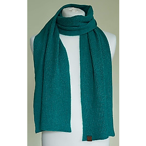 Borges & Scott Pure Cashmere Scarf - 100% Cashmere - Made in Nepal - Teal