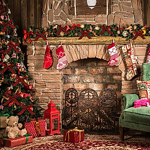 50 Yards Black and Red Buffalo Check Plaid Wired Ribbon Gingham Ribbon 3/8" Wide for Christmas Tree Wreath Bows Festive Farmhouse Decoration Gift Wrapping Crafts Floral Arrangement