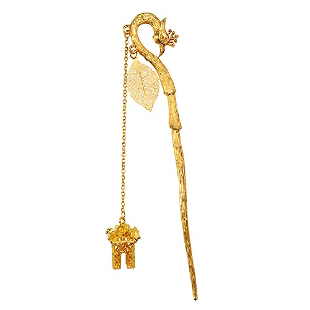 Rubyurphy Exquisite Gift Bookmarks, Metal Phoenix Bookmark, Gifts for Women, Kids, Bookworm and Book Lovers，Bringing You The Perfect Reading Experience（Gold）