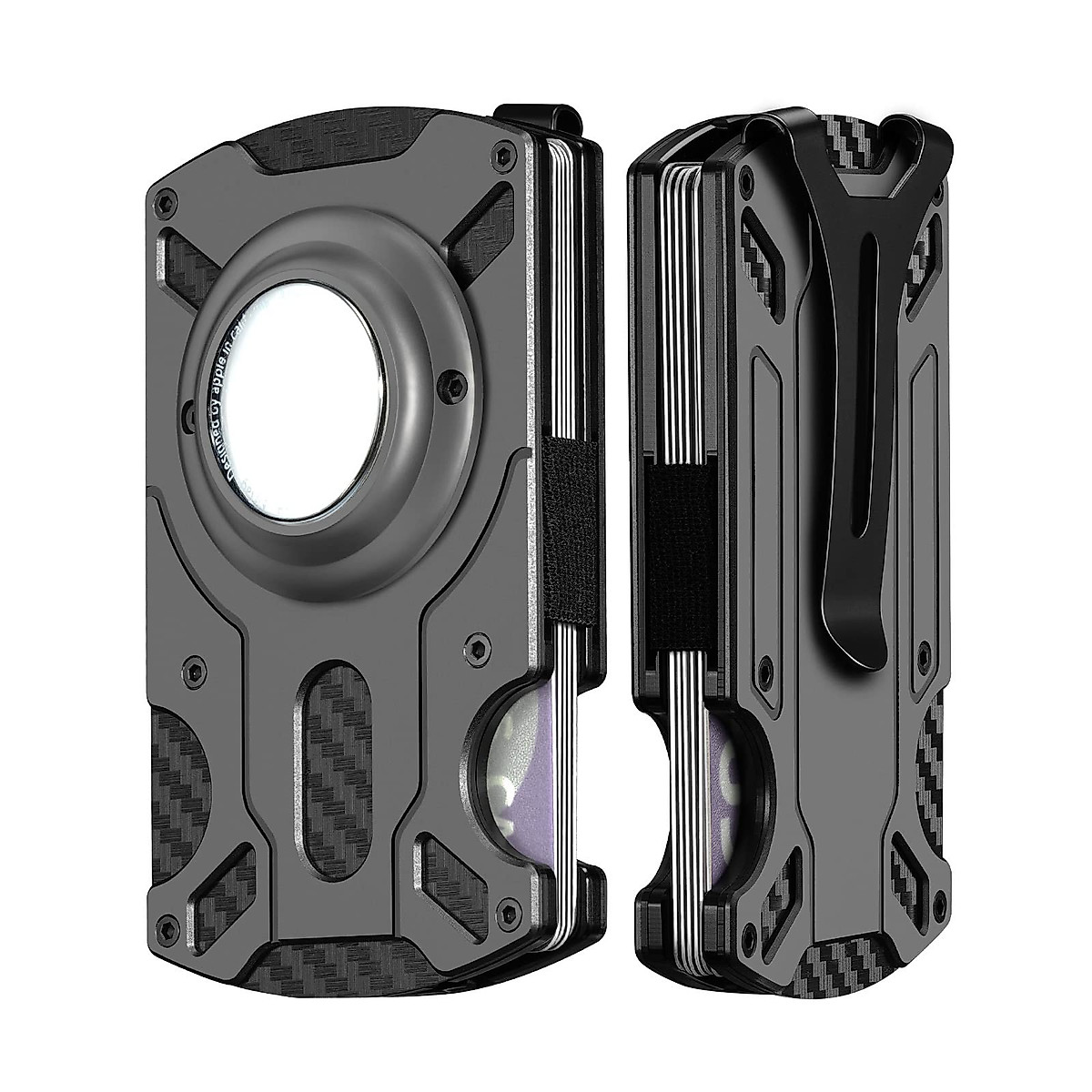 furid Apple Airtag Wallet Men: Wallet with Airtag Holder, Air Tag Wallet, Minimalist Slim Wallet with Money Clip