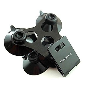 Improved Windshield Mount Bracket U3CBLK with 6 Black Suction Cups for Most Uniden Radar Detectors