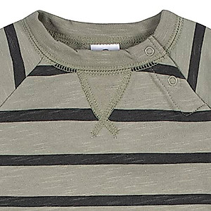 Gerber Baby Boys 2-Pack Long Leg Romper, Green, 24 Months