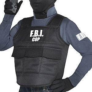 Amscan FBI Agent Child Costume - Large 12-14, 1 Pc