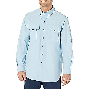 Arctix Men's Summit Long Sleeve Camp Shirt, Blue Sky, X-Large