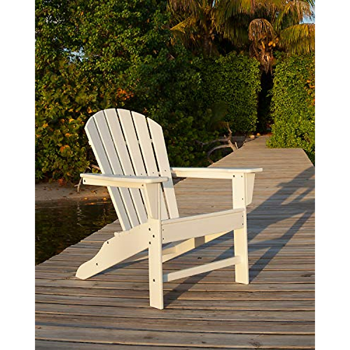 POLYWOOD SBA15GY South Beach Adirondack Chair