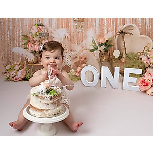 Wooden One Letter Sign for 1st Birthday - Wooden One table centerpieces, 1st Birthday Decorations, One standing Letters for 1st Birthday, First Birthday Photo Shoot Prop