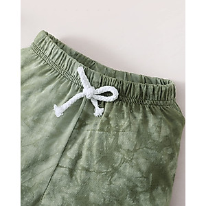 ZOEREA Toddler Baby Boy Clothes Tie Dye Outfits 6M-4T Infant Kid Short Sleeve T-Shirt + Short Pants Boy Summer Clothes Sets