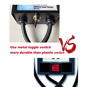 Q-TECH Battery Load Tester 100 Amp 6/12V with Metal Switch