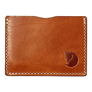 Fjallraven Ovik Card Holder - Leather Cognac