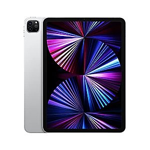2021 Apple 11-inch iPad Pro (Wi‑Fi, 128GB) - Silver (Renewed)