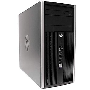 HP 6200 Desktop Computer Tower, Intel Quad Core i5 3.1GHz, 16GB RAM, 1TB HDD, Microsoft Windows 10 Professional, Microsoft Office 365 Personal, DVD, Keyboard, Mouse, WiFi, Refurbished PC (Renewed)