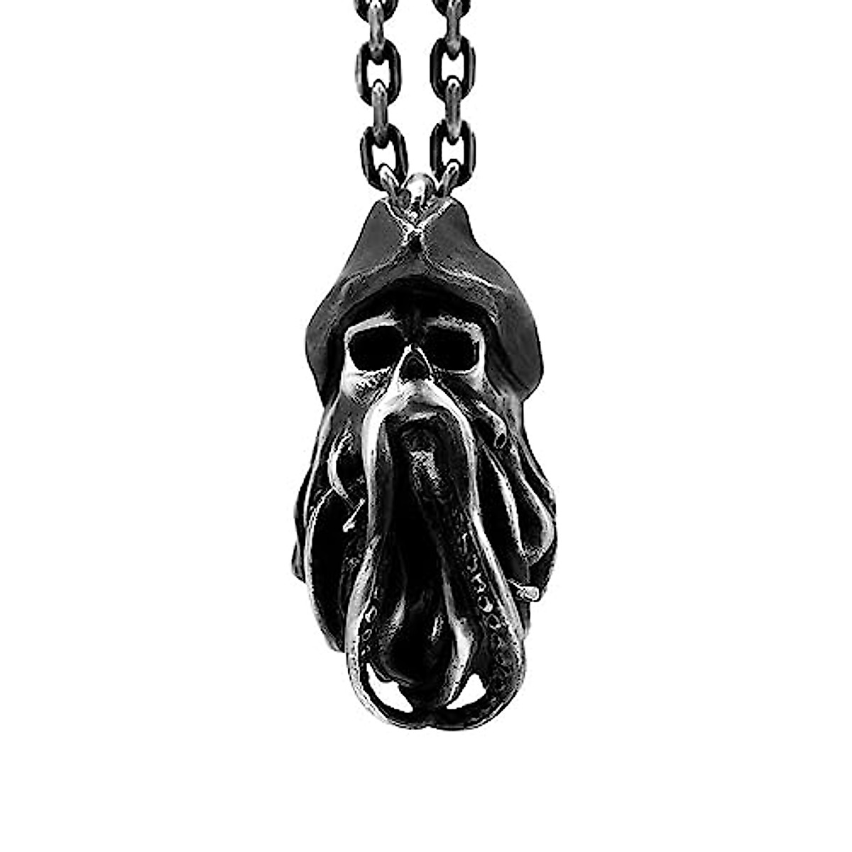 PNJSILVER New 2024 Vintage 316L Stainless Steel Of The Captain Octopus David Jones Pendant Men's Women's Necklace Fashion Accessories Creative Gift
