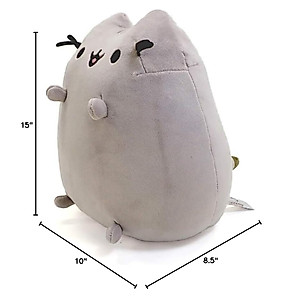 GUND Pusheen The Cat Squisheen Plush, Stuffed Animal for Ages 8 and Up, Gray, 11”