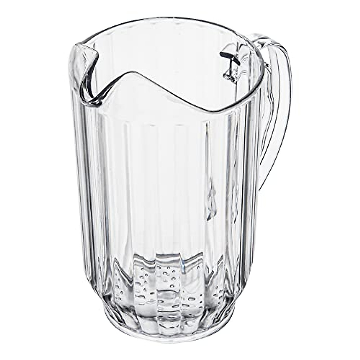 Restaurantware Base 47 Ounce Beer Pitcher, 1 Durable Restaurant Pitcher - Hard Plastic, Serve Soda, Lemonade, Juice, or Sangria, Clear Plastic Water Pitcher, For Bars, Parties, or Homes